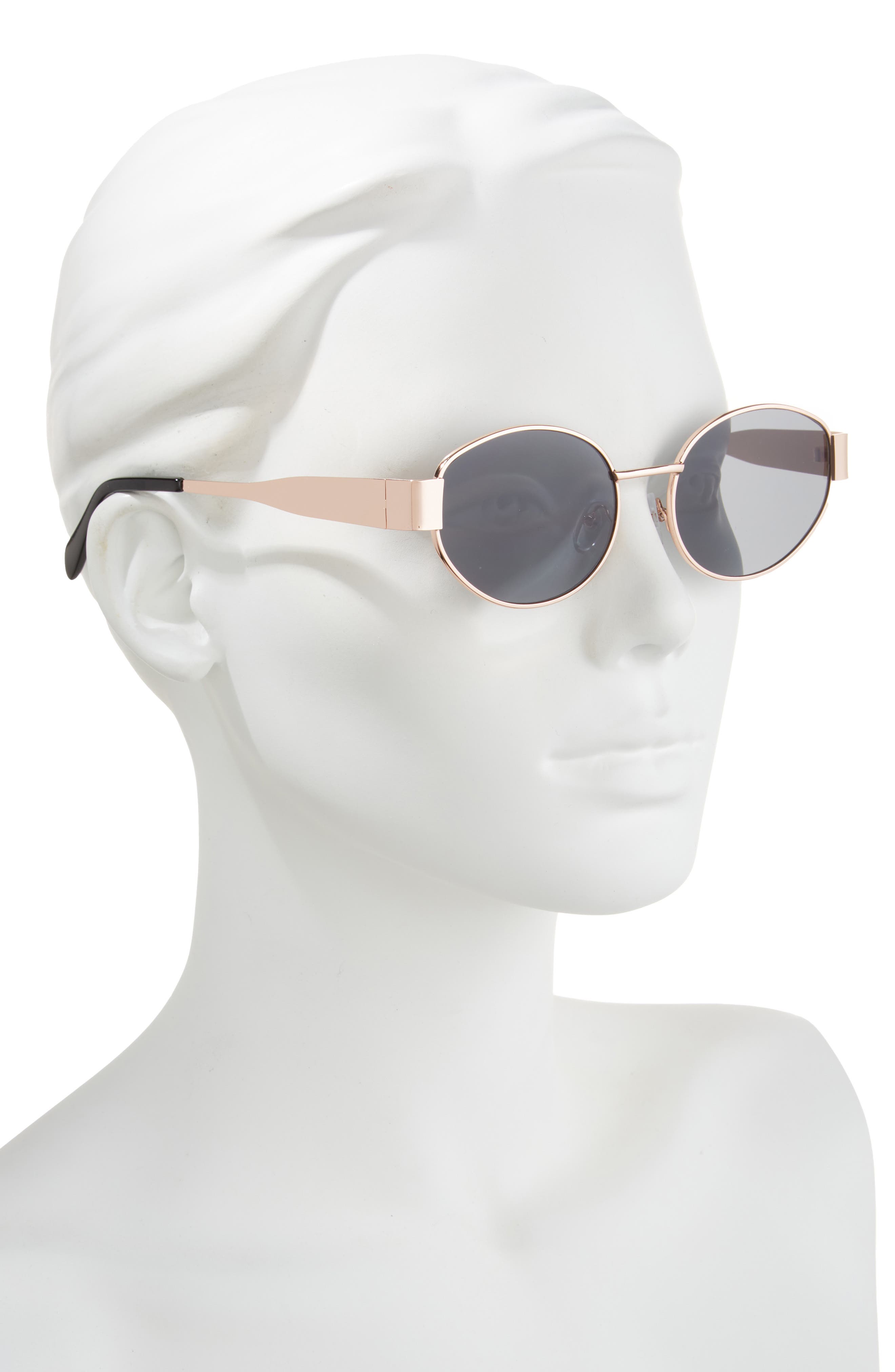 Vince Camuto Metal Oval Frame Sunglasses | Nordstromrack