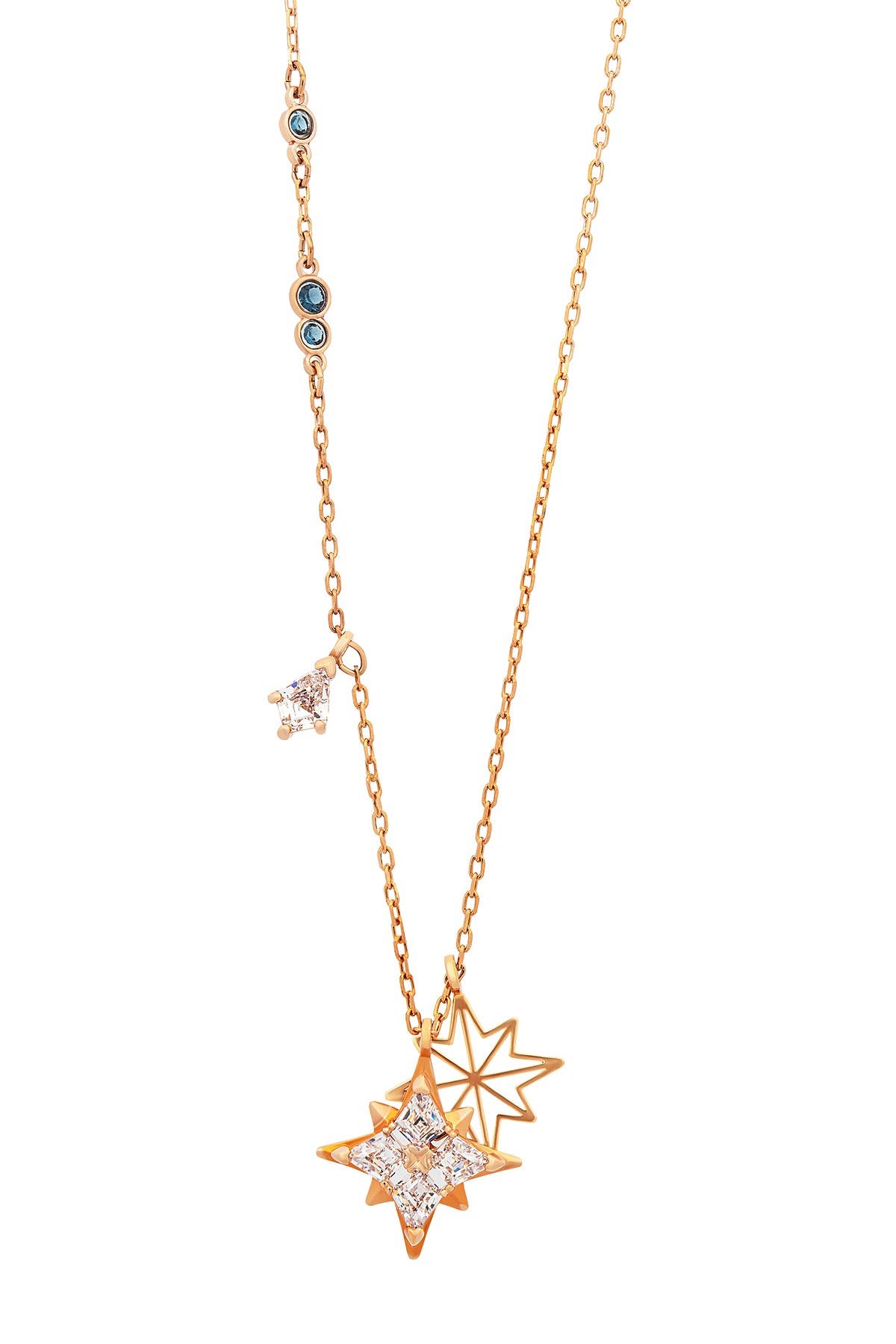 Swarovski Symbolic Star CZ & Swarovski Crystal Necklace & Earrings Set ...