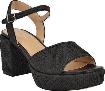Calvin Klein Lessia Ankle Strap Sandal (Women) | Nordstromrack