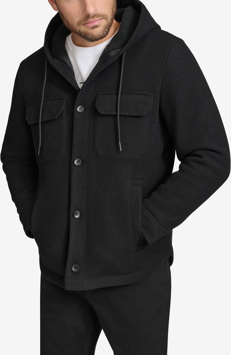 Calvin Klein Hooded Shirt Jacket | Nordstromrack