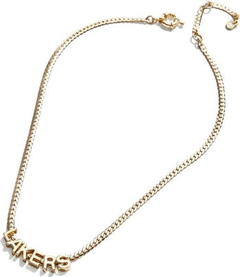 BaubleBar Los Angeles Lakers Team Chain Necklace | Nordstrom
