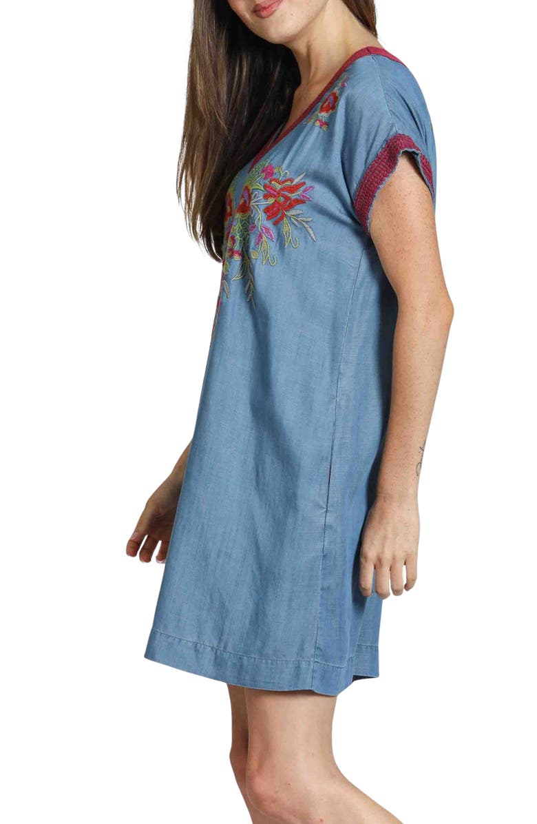 APNY Boho Floral Embroidered Popover Dress | Nordstromrack