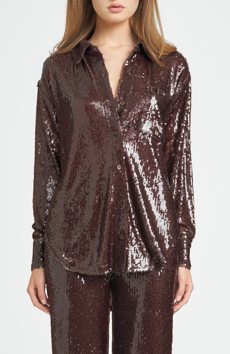 Women's Brown Blouses | Nordstrom