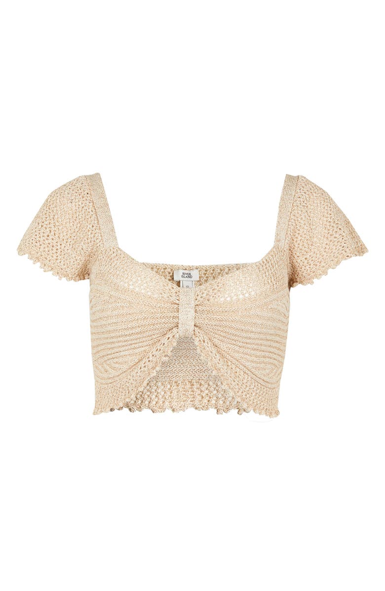 River Island Crochet Crop Top | Nordstromrack