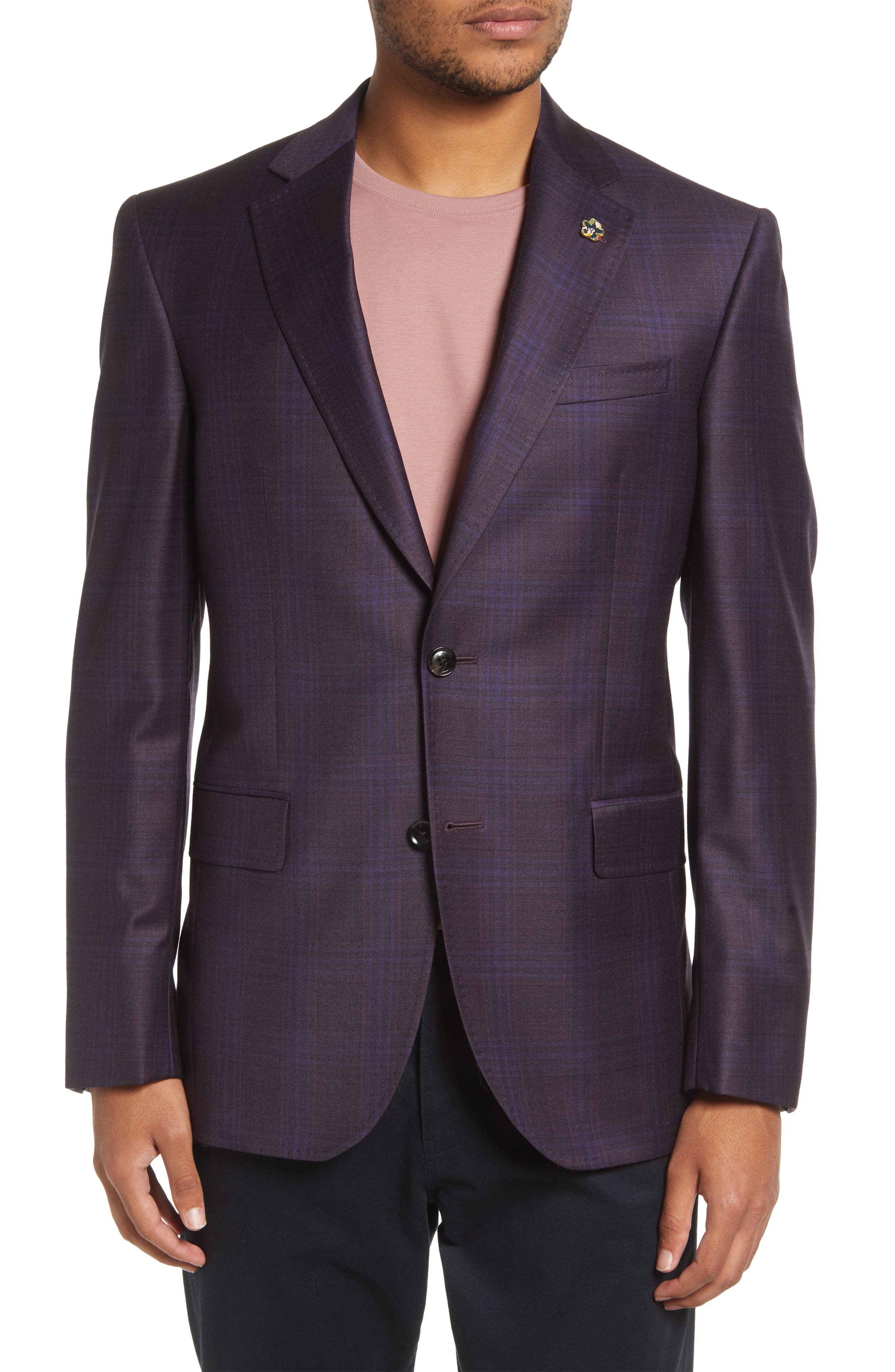 Ted Baker London Jay Slim Fit Plaid Sport Coat | Nordstrom
