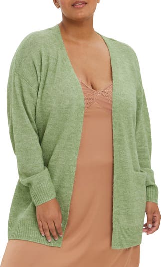 VERO MODA CURVE Daniela Open Front Long Cardigan | Nordstromrack