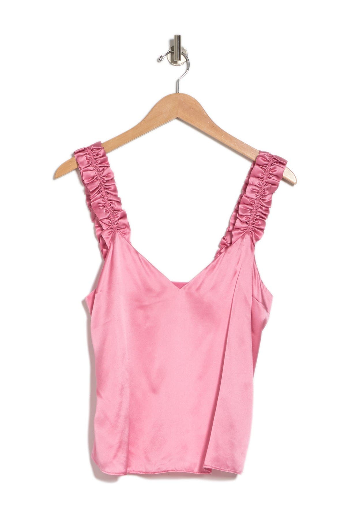 CAMI NYC The Linney Shirred Strap Silk Tank | Nordstromrack