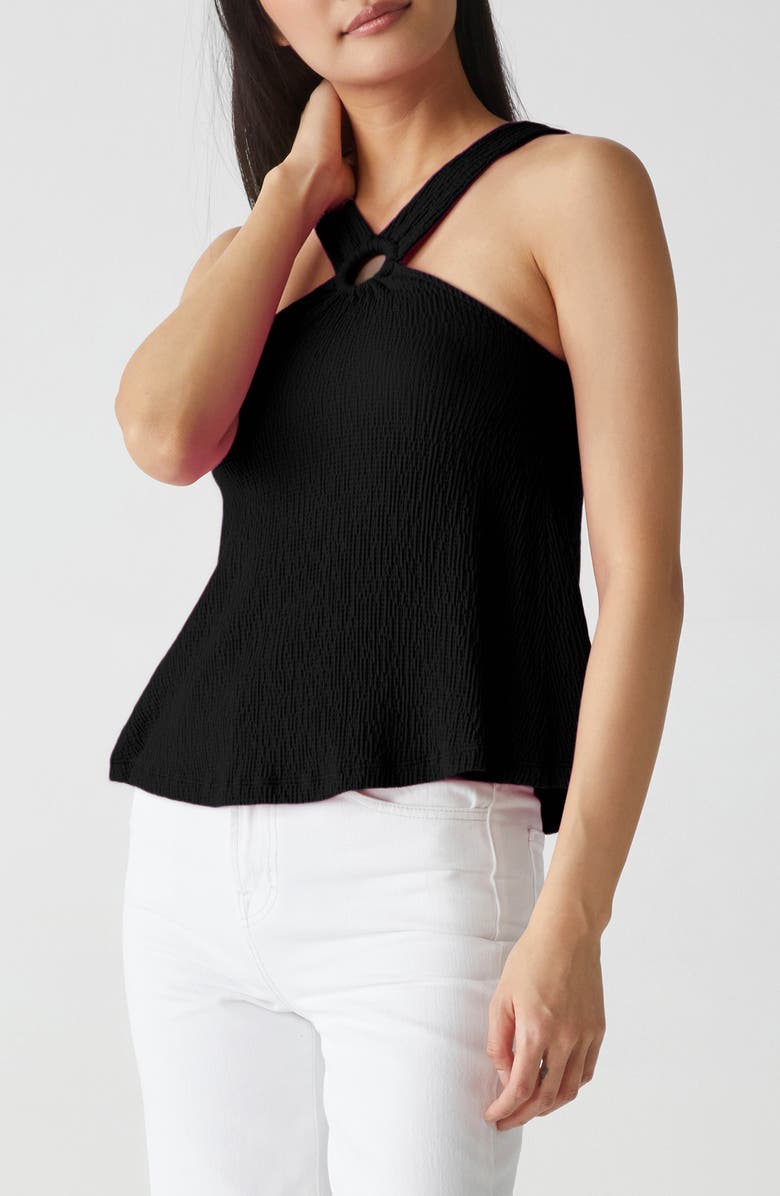 Michael Stars Imani Texture Halter Top | Nordstrom