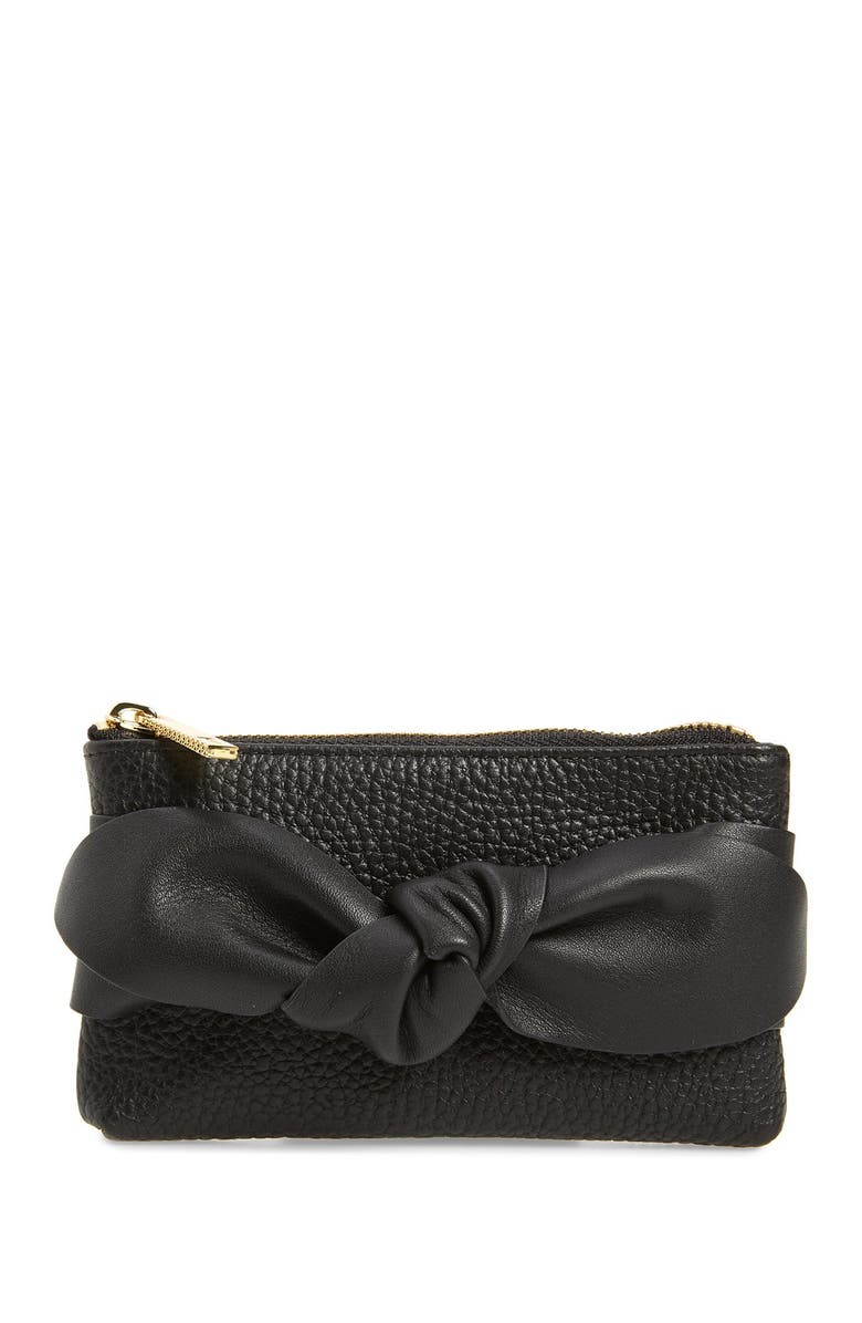 Ted Baker London Knotted Bow Leather Coin Purse | Nordstromrack