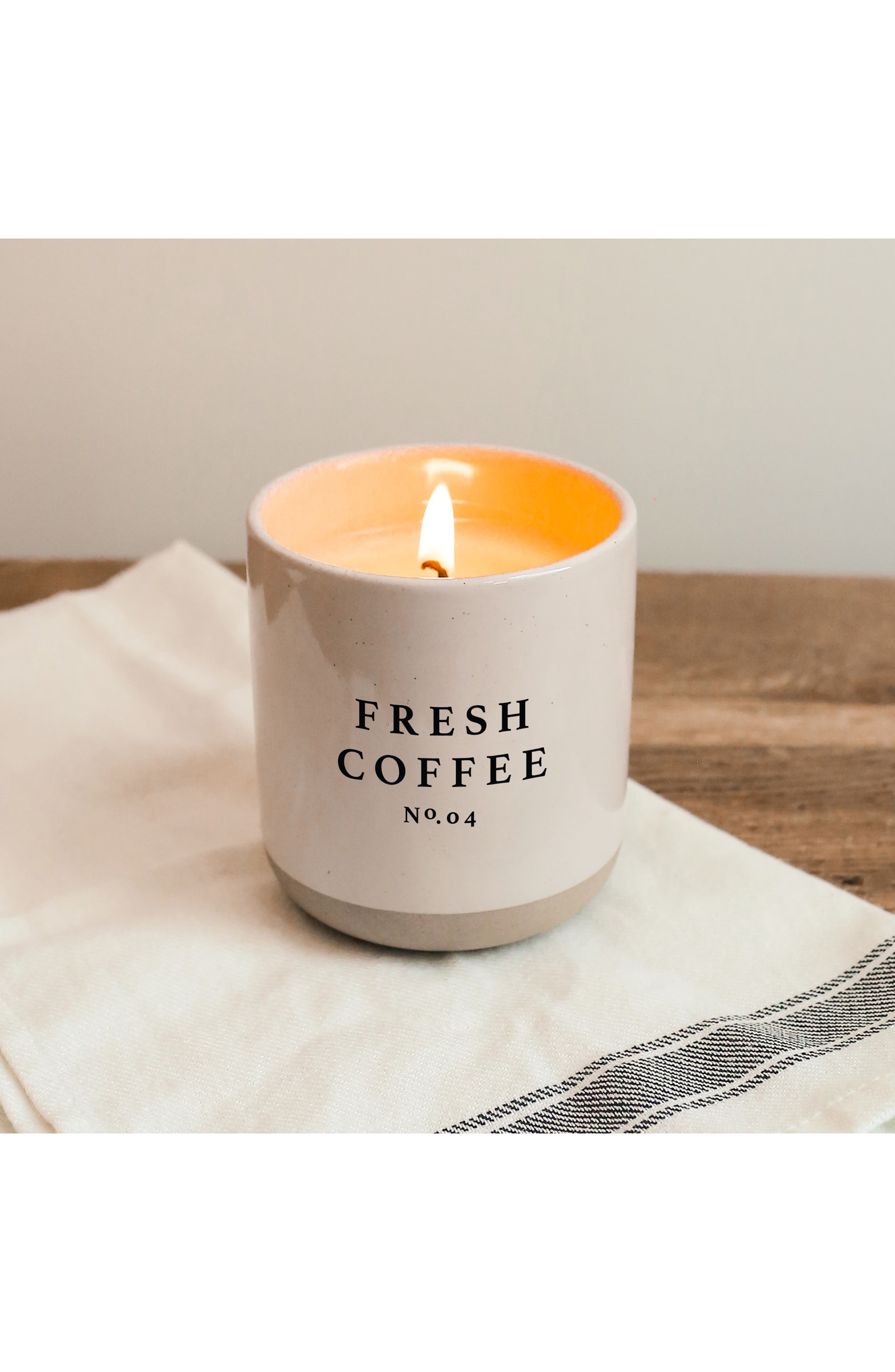 SWEET WATER DECOR Fresh Coffee 12 oz. Stoneware Candle | Nordstromrack