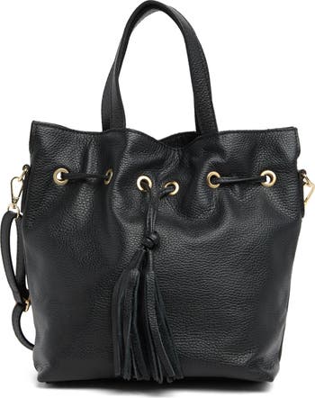MASSIMO CASTELLO Fringe Leather Satchel | Nordstromrack