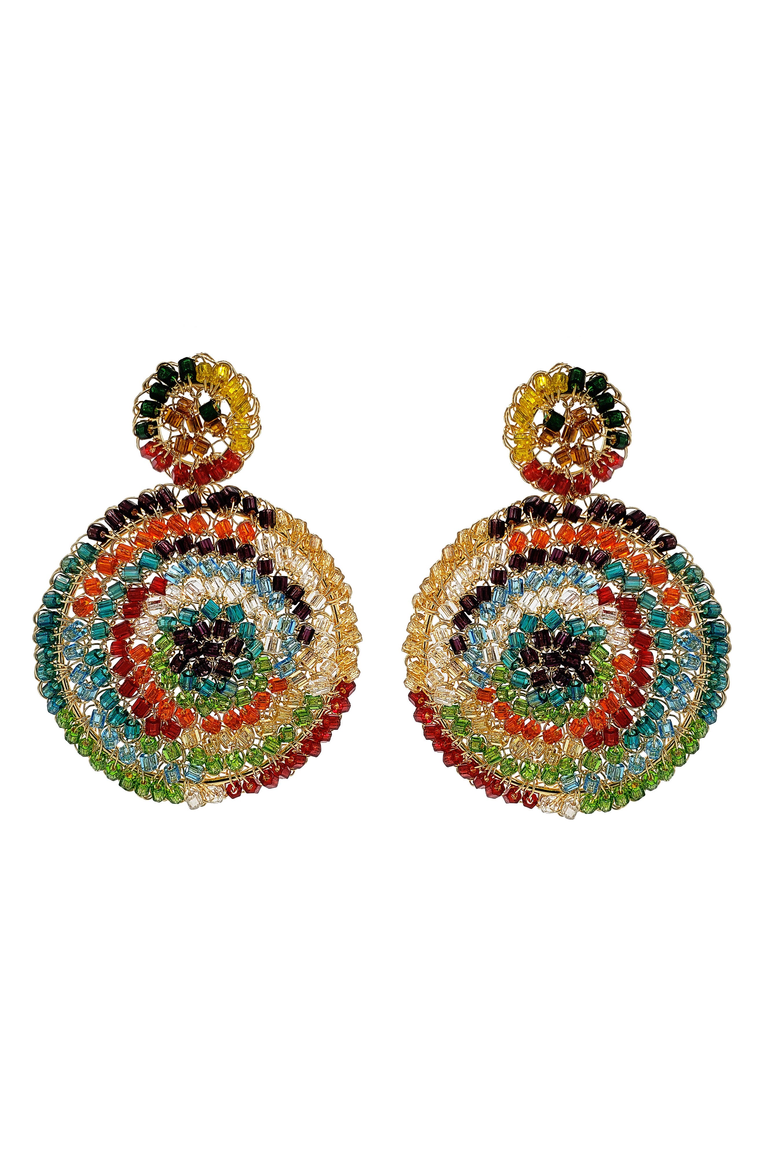Lavish by Tricia Milaneze Multicolor Beaded Drop Earrings | Nordstrom