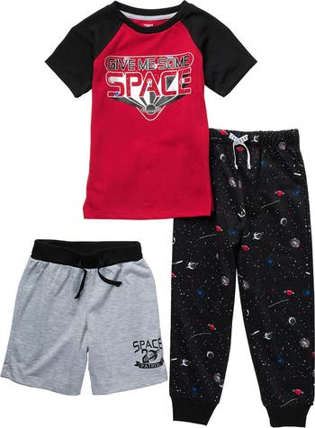 DREAM LIFE Space Print 3-Piece Pajama Set | Nordstromrack