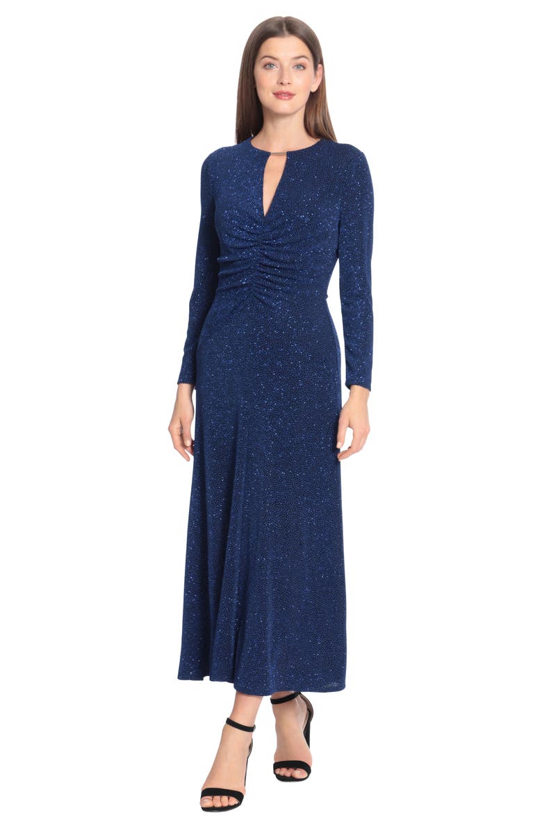Maggy London Keyhole Neck Long Sleeve Cocktail Dress | Nordstromrack
