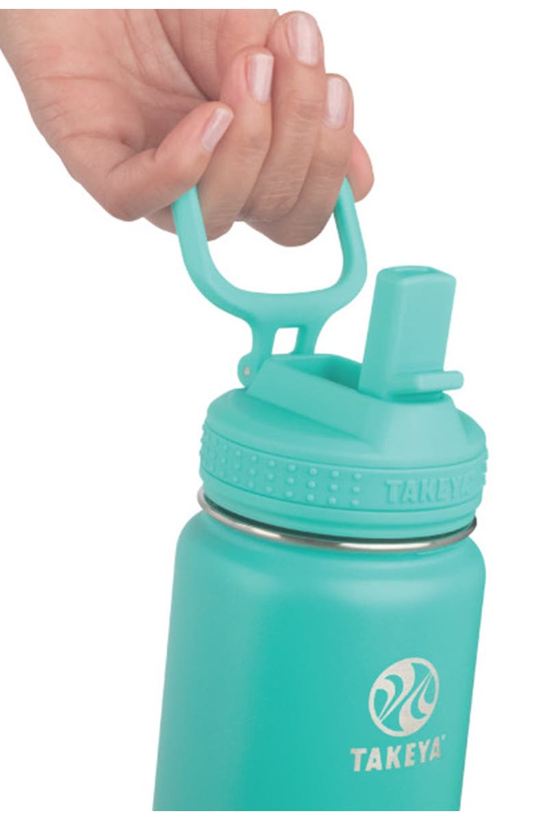 Takeya Teal Actives Insulated 24 oz. Straw Lid Stainless Steel Bottle ...