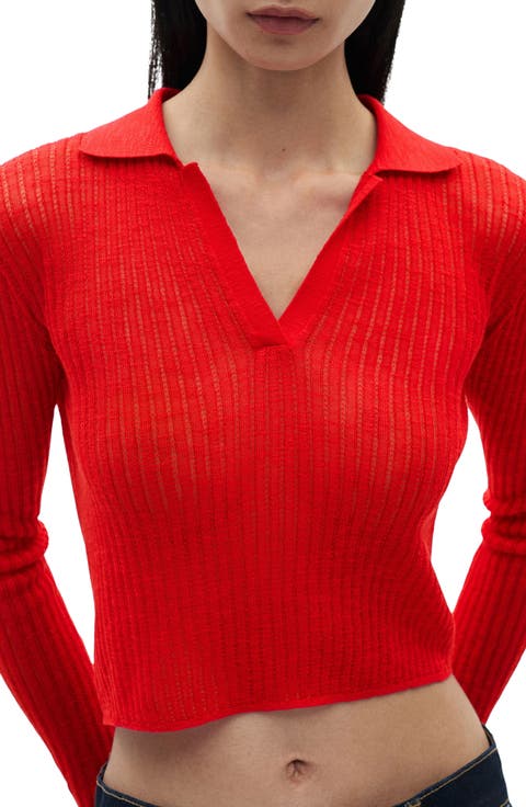 Red Crop Tops for Women | Nordstrom Rack