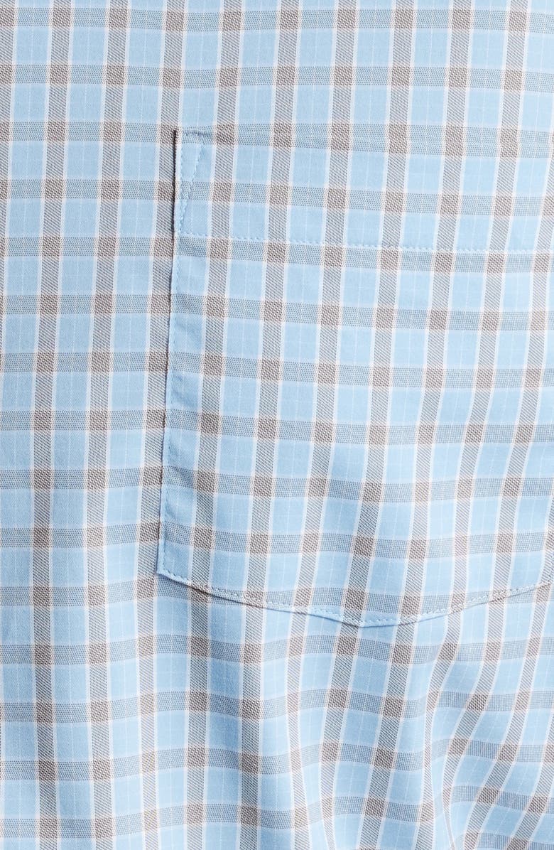 Peter Millar Rivers Check Performance Twill Button-Down Shirt ...
