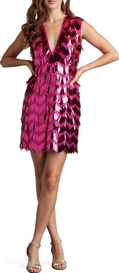 SHO by Tadashi Shoji Sequin Paillette Cocktail Minidress | Nordstrom