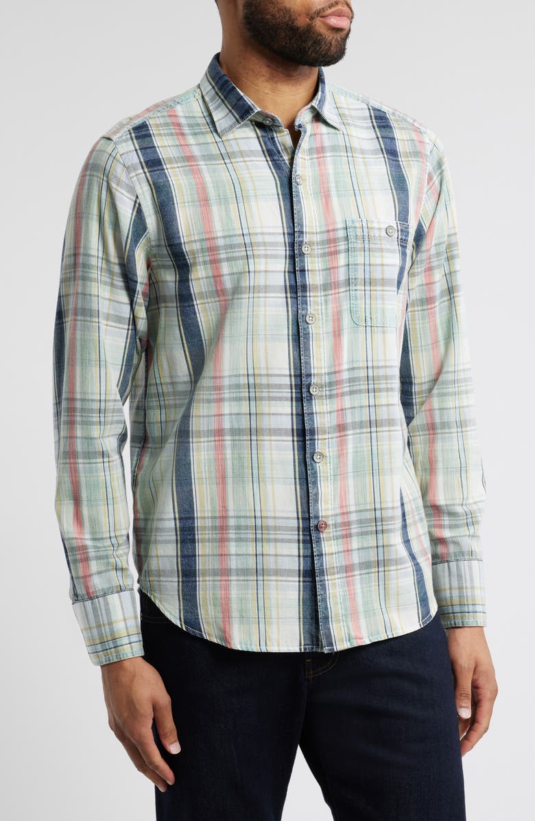 Tommy Bahama Hazy Fade Plaid Button-Up Shirt | Nordstromrack