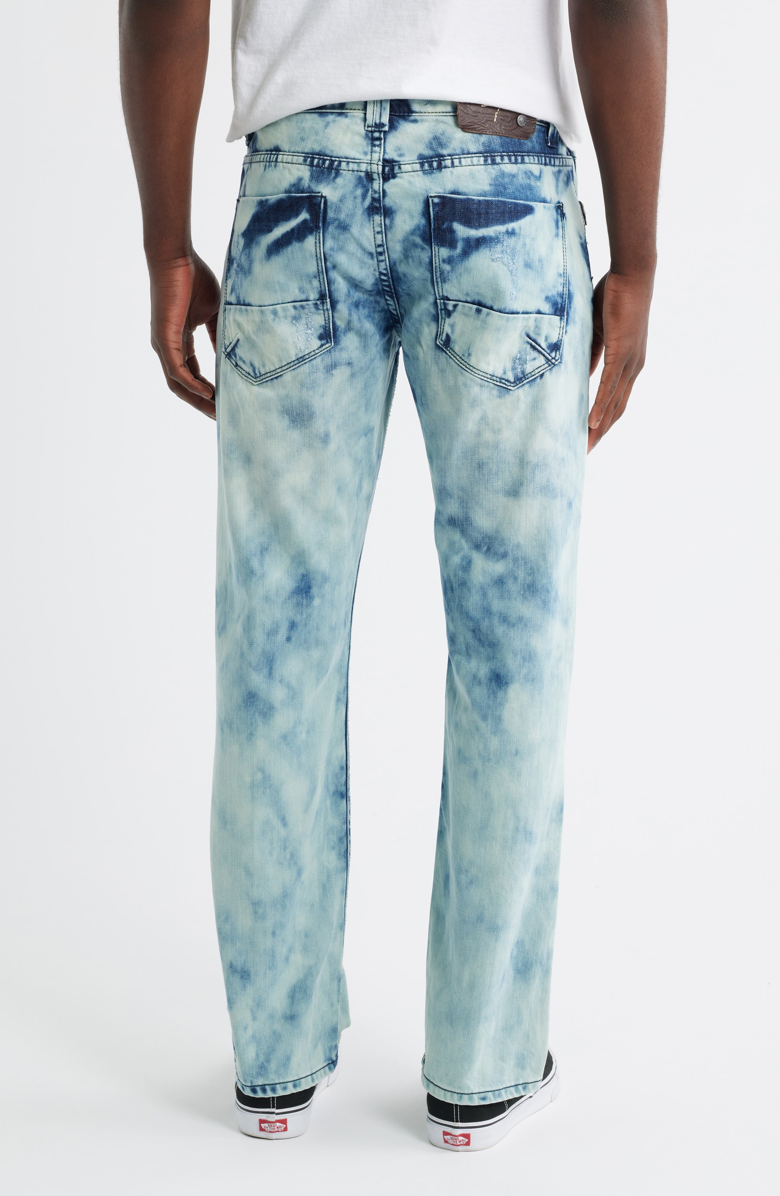 LEVEL 7 Distressed Slim Straight Leg Jeans | Nordstrom