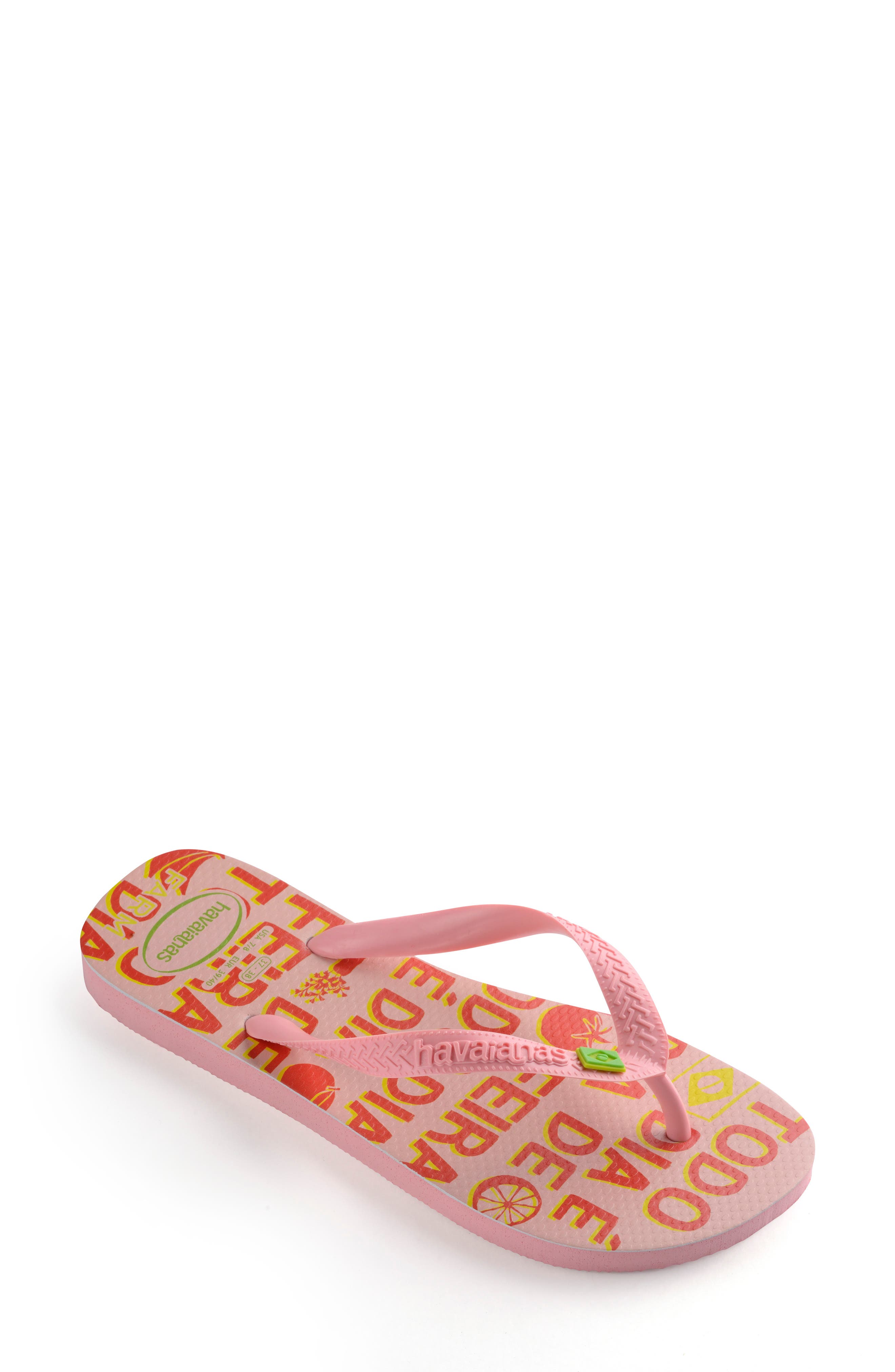Havaianas FARM RIO Tomato Print Flip Flop (Women) | Nordstromrack