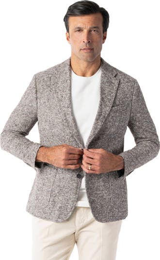 Robert Talbott Wright Wool-Cotton Knit Blazer | Nordstrom