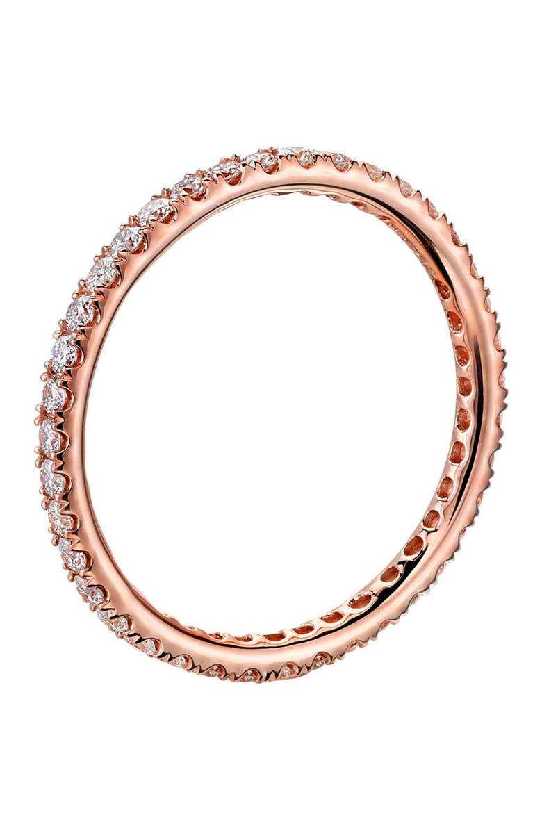 SUZY LEVIAN 14K Rose Gold Diamond Eternity Band Ring - 0.50ctw ...