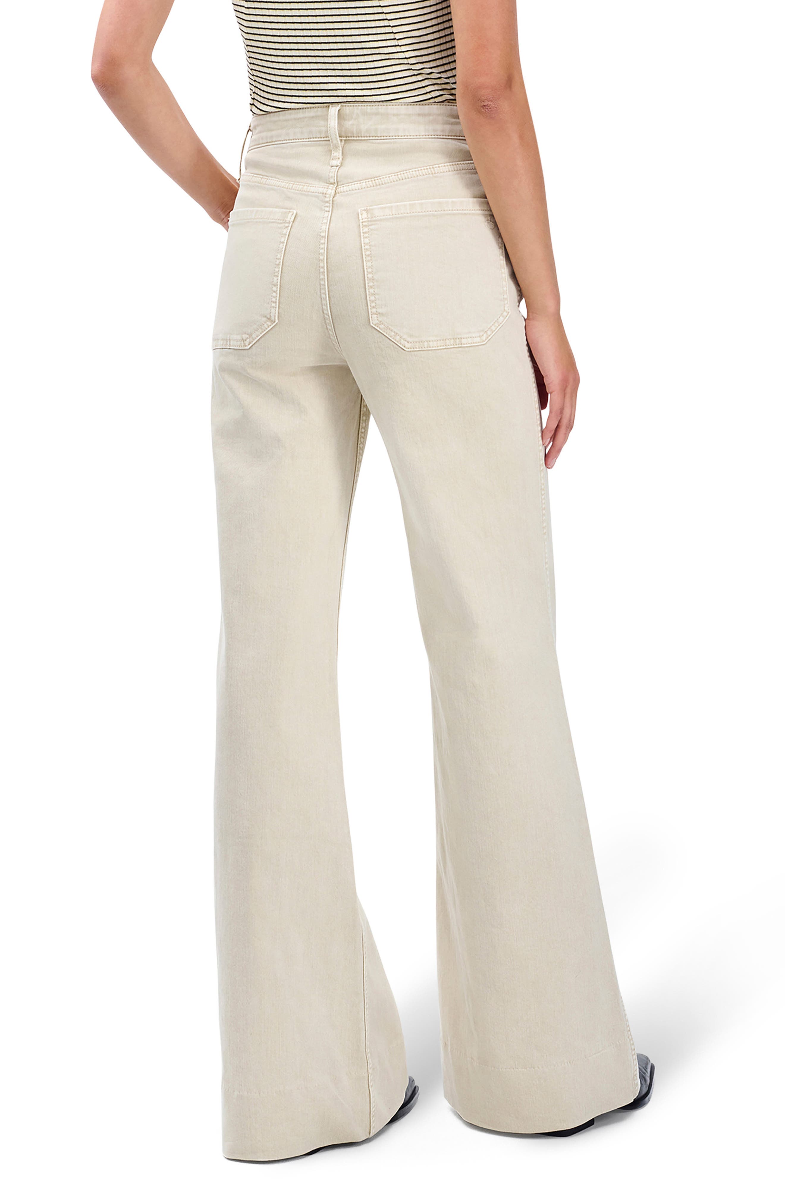 rag & bone Skylar High Waist Flare Trouser Jeans | Nordstromrack