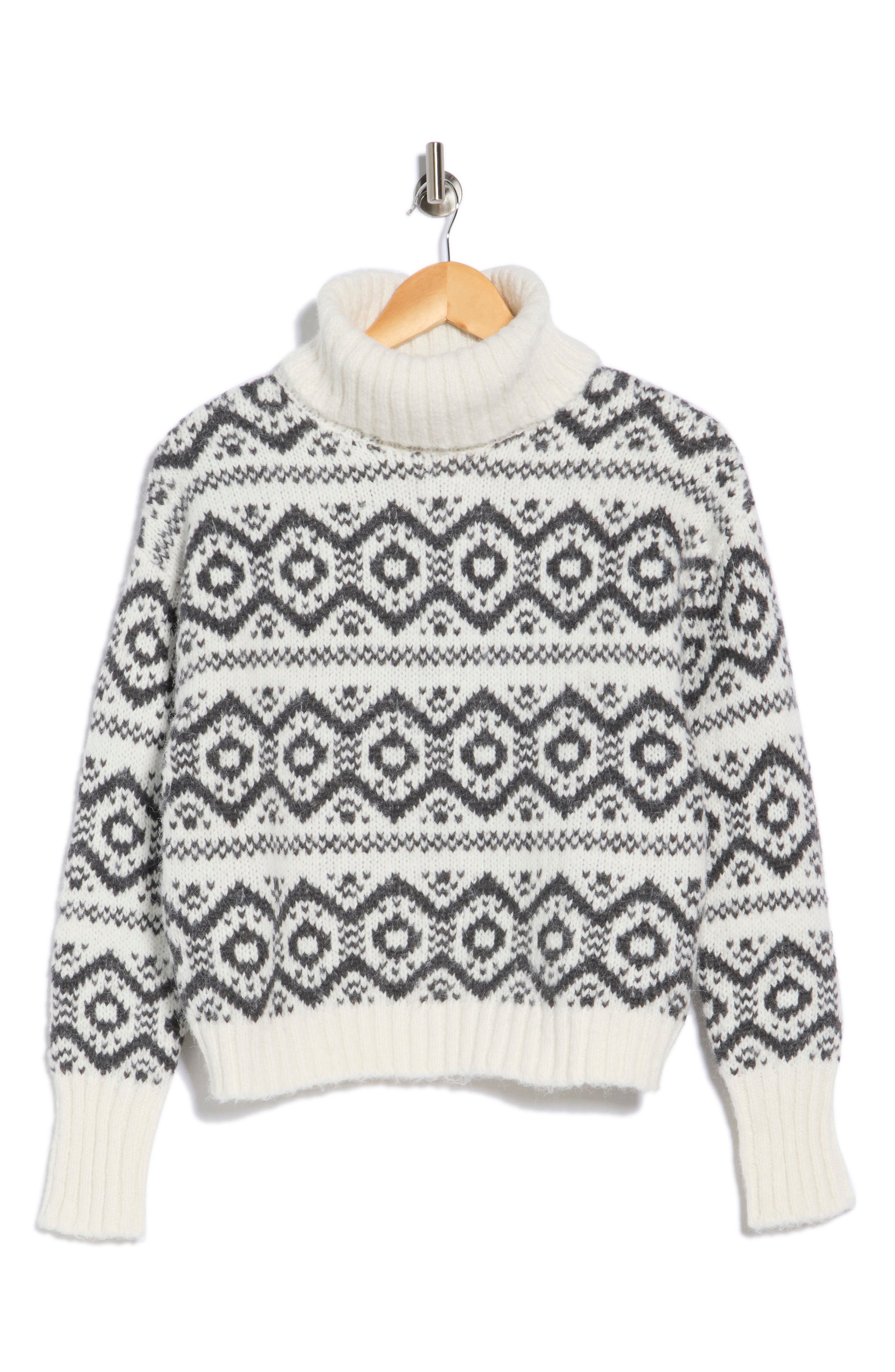 Joseph A Fair Isle Turtleneck Sweater | Nordstromrack