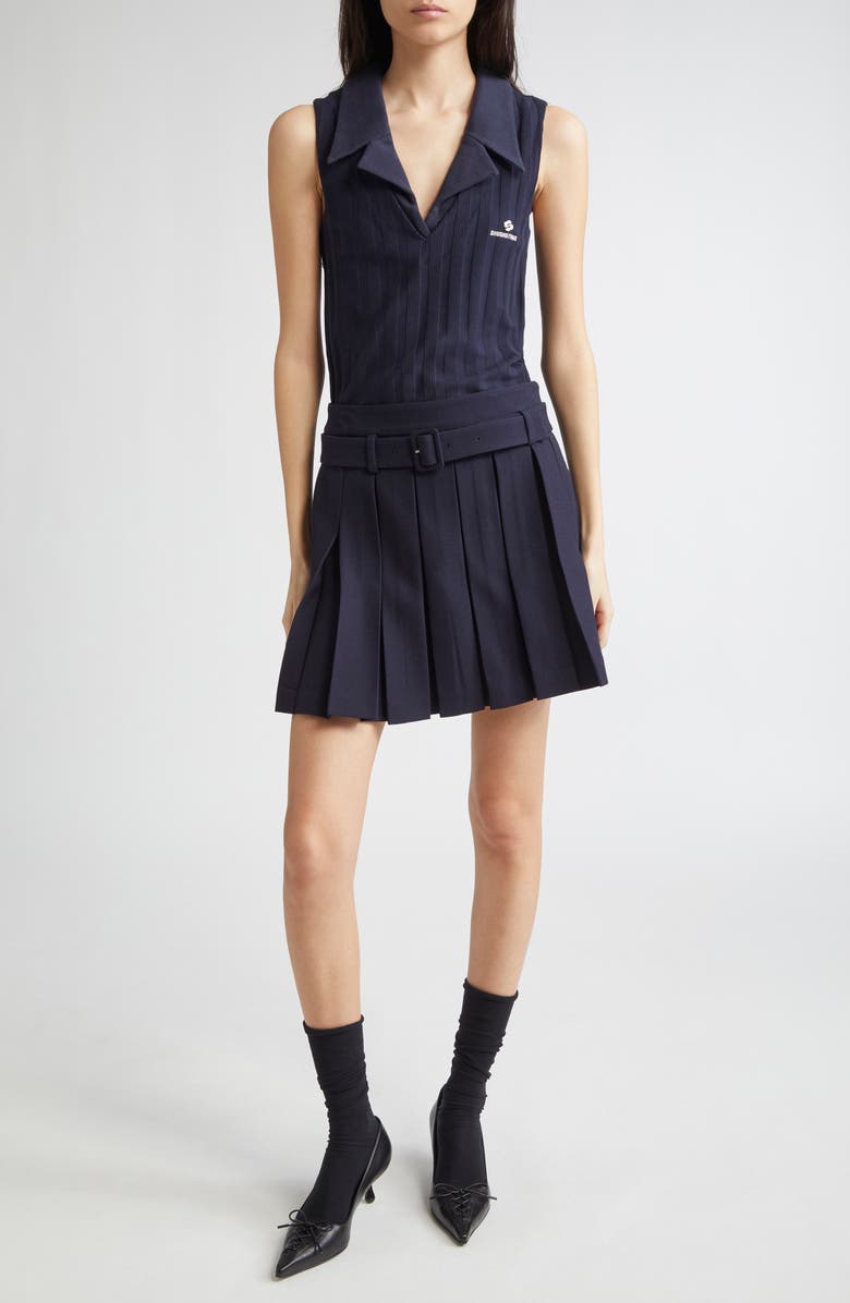 Shushu/Tong Logo Embroidered Rib Polo | Nordstrom