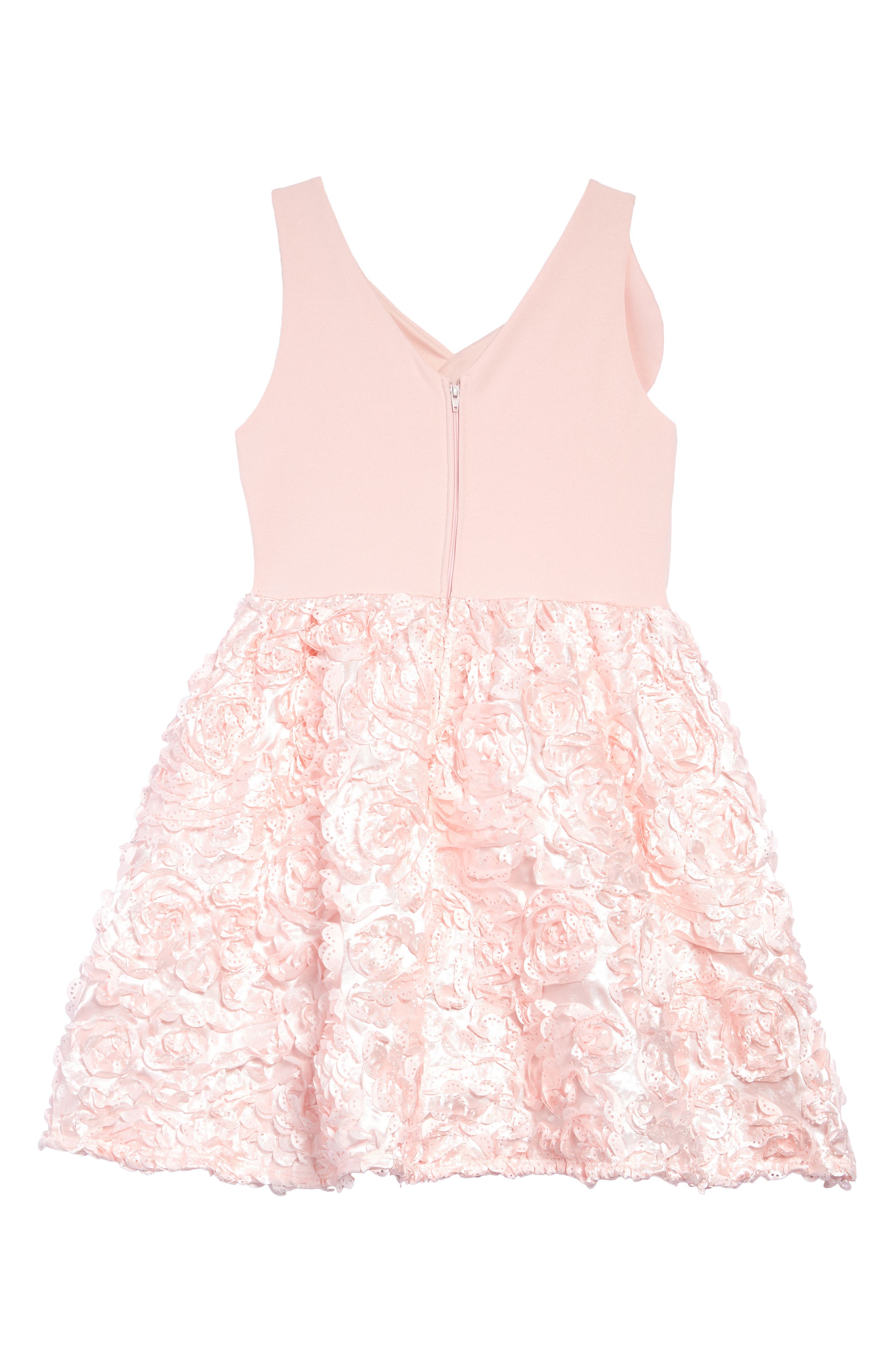 LOVE, NICKIE LEW Kids' Ruffle Soutache Skater Dress | Nordstromrack