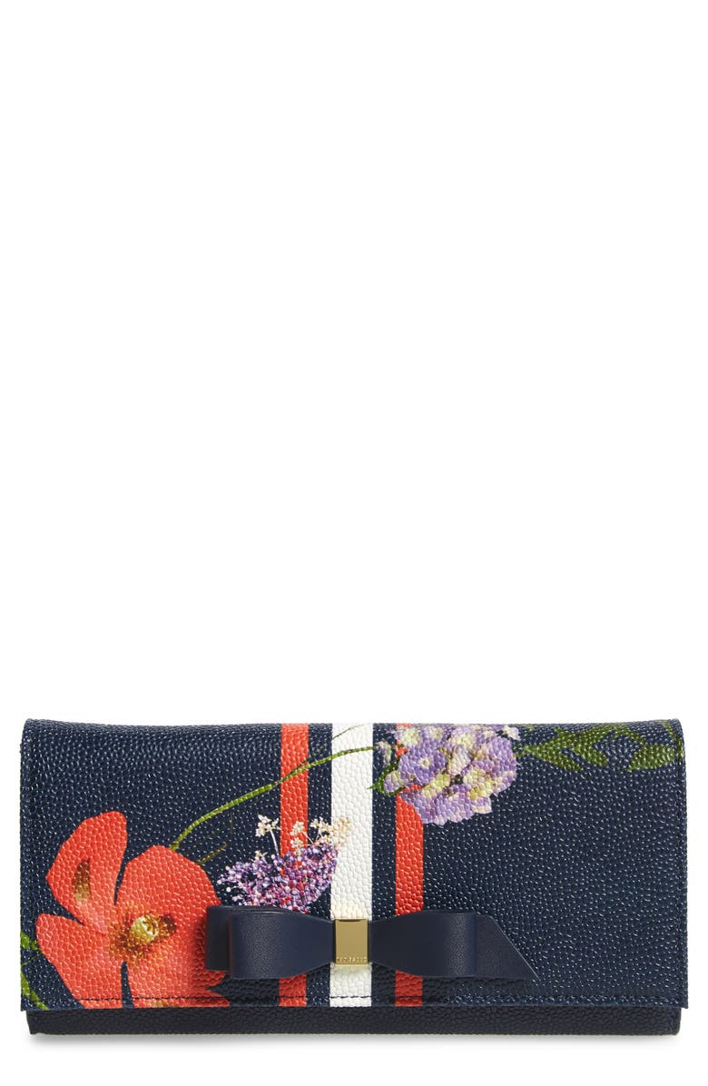 Ted Baker London Jeano Hedgerow Leather Matinee Wallet | Nordstrom