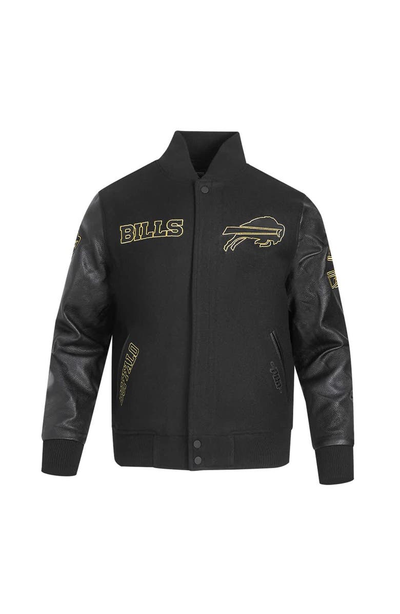 PRO STANDARD Men's Pro Standard Black Buffalo Bills Full-Zip Varsity ...
