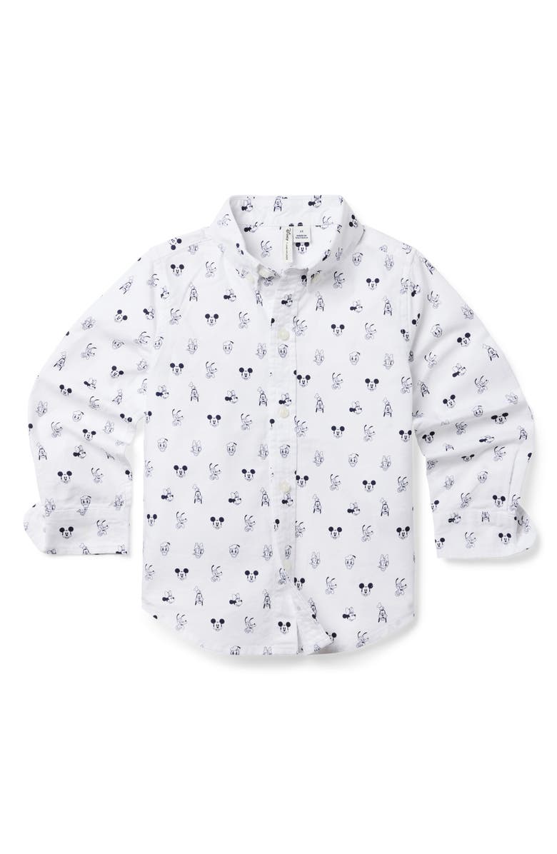 Janie and Jack x Disney Kids' Mickey & Friends All Over Print Button ...