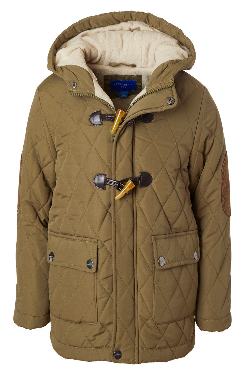 Perry Ellis Fleece Lined Quilted Jacket | Nordstromrack