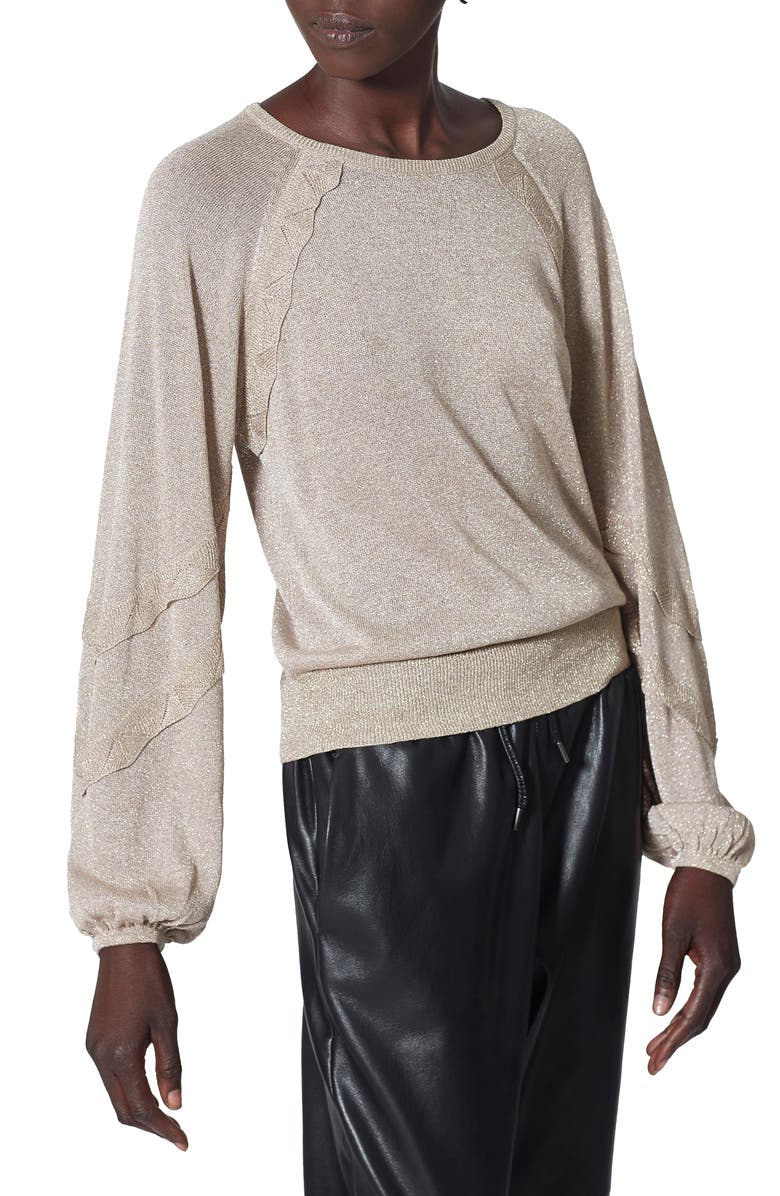 Joie Jeri Shimmer Raglan Sleeve Sweater | Nordstromrack