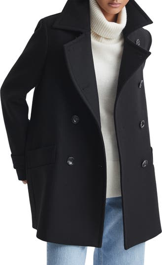 Reiss Maisie Wool Blend Peacoat | Nordstrom