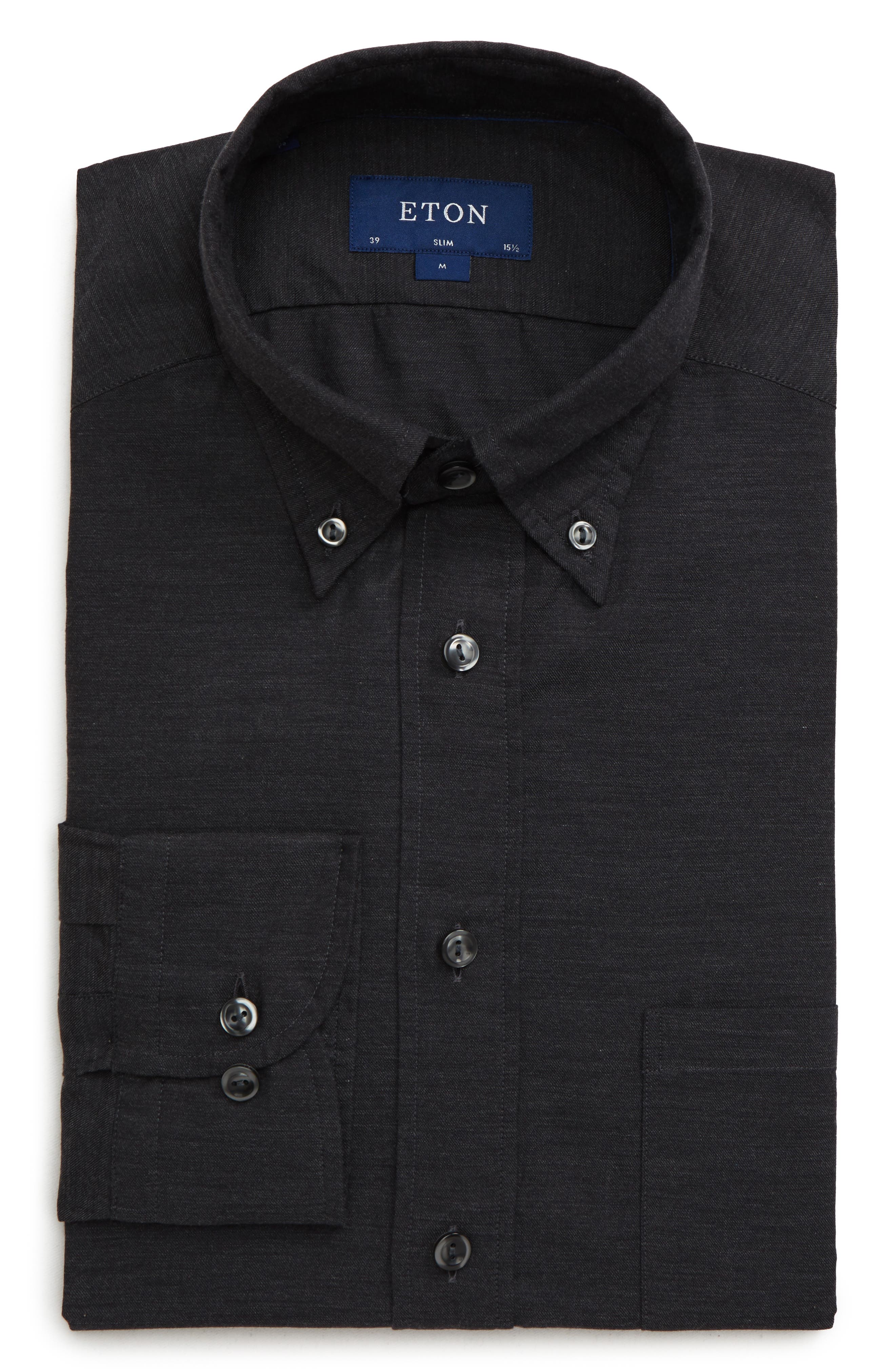 Eton Soft Casual Line Slim Fit Flannel Shirt | Nordstromrack