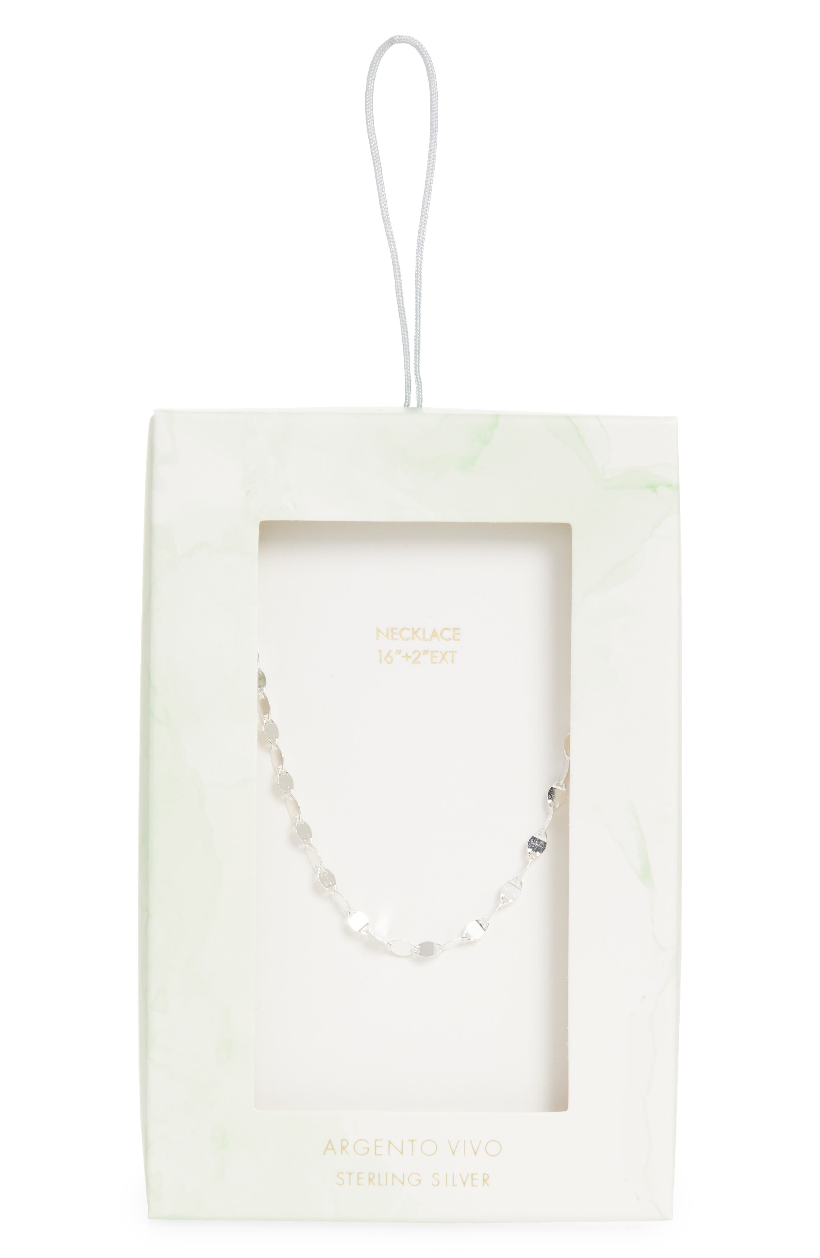 ARGENTO VIVO Sterling Silver Disc Chain Necklace (Women) | Nordstromrack
