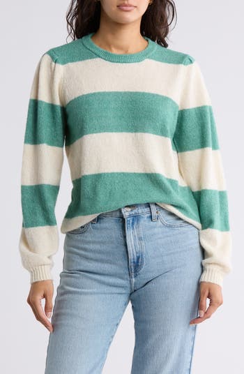 ICHI Striped Knit Sweater | Nordstromrack