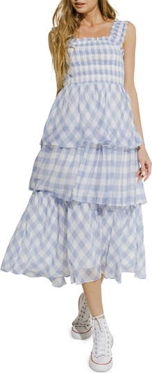 English Factory Gingham Check Sundress | Nordstrom