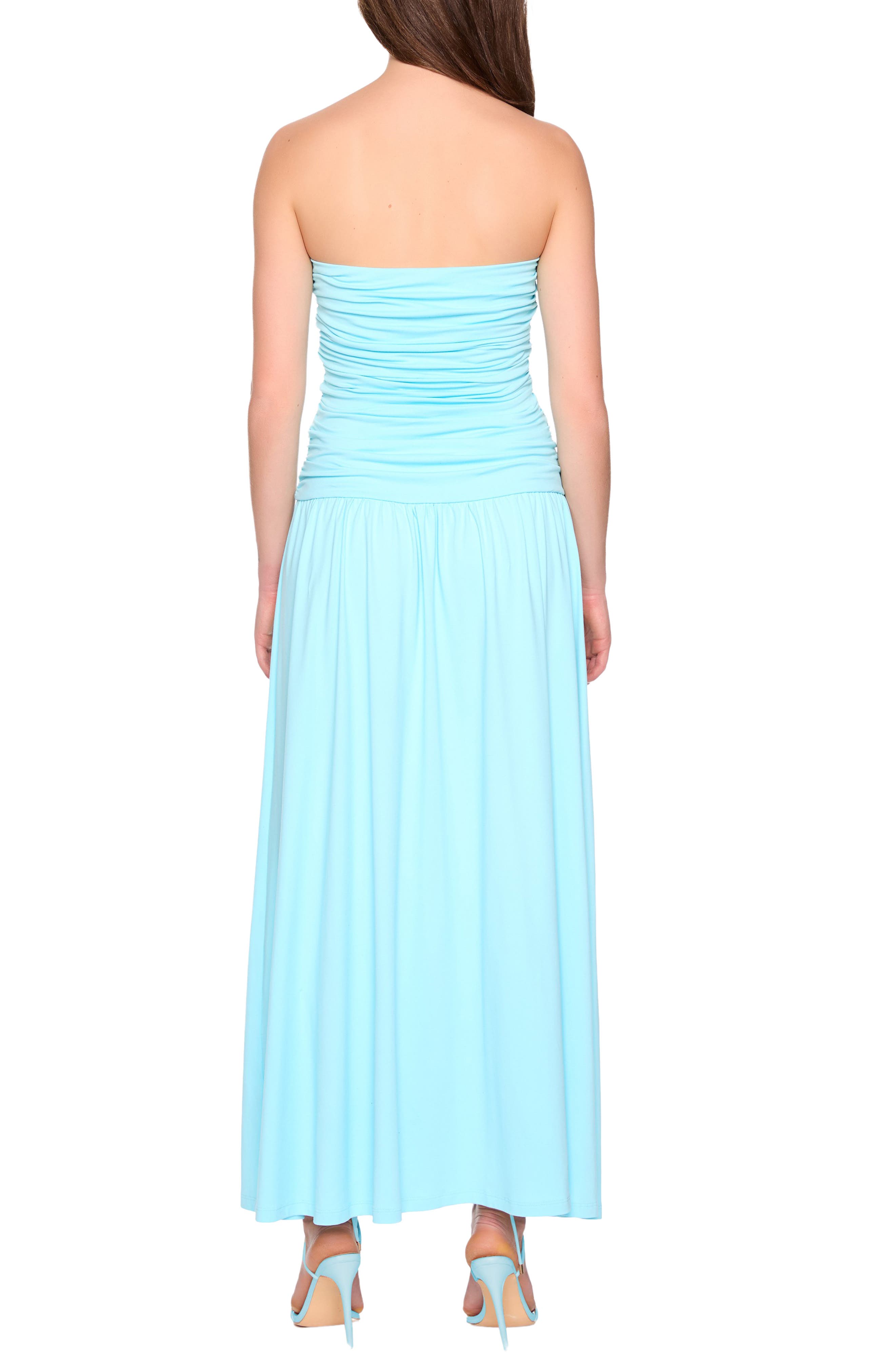 Susana Monaco Ruched Tube Maxi Dress | Nordstromrack