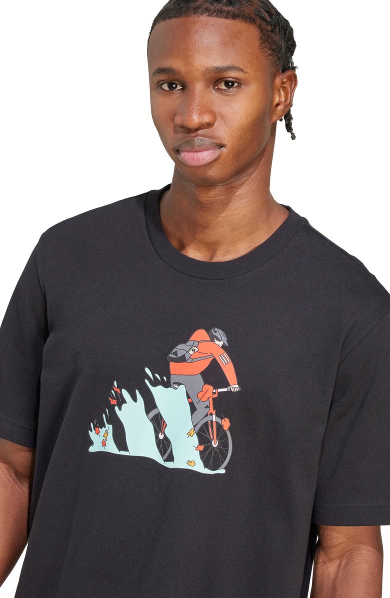 adidas Doodle Hunt Bike Cotton Graphic T-Shirt | Nordstromrack