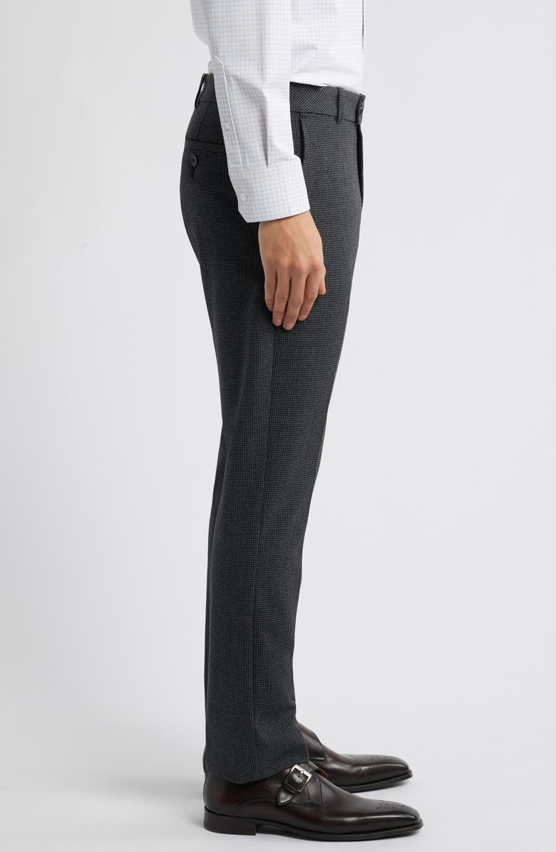 Mizzen+Main Watson Microcheck Wrinkle Resistant Stretch Flannel Dress ...