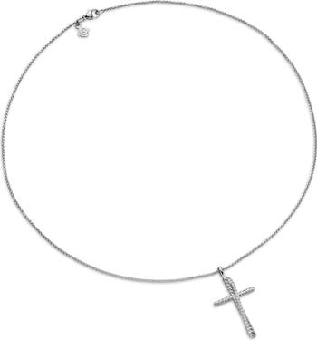 Crossover Cross Necklace