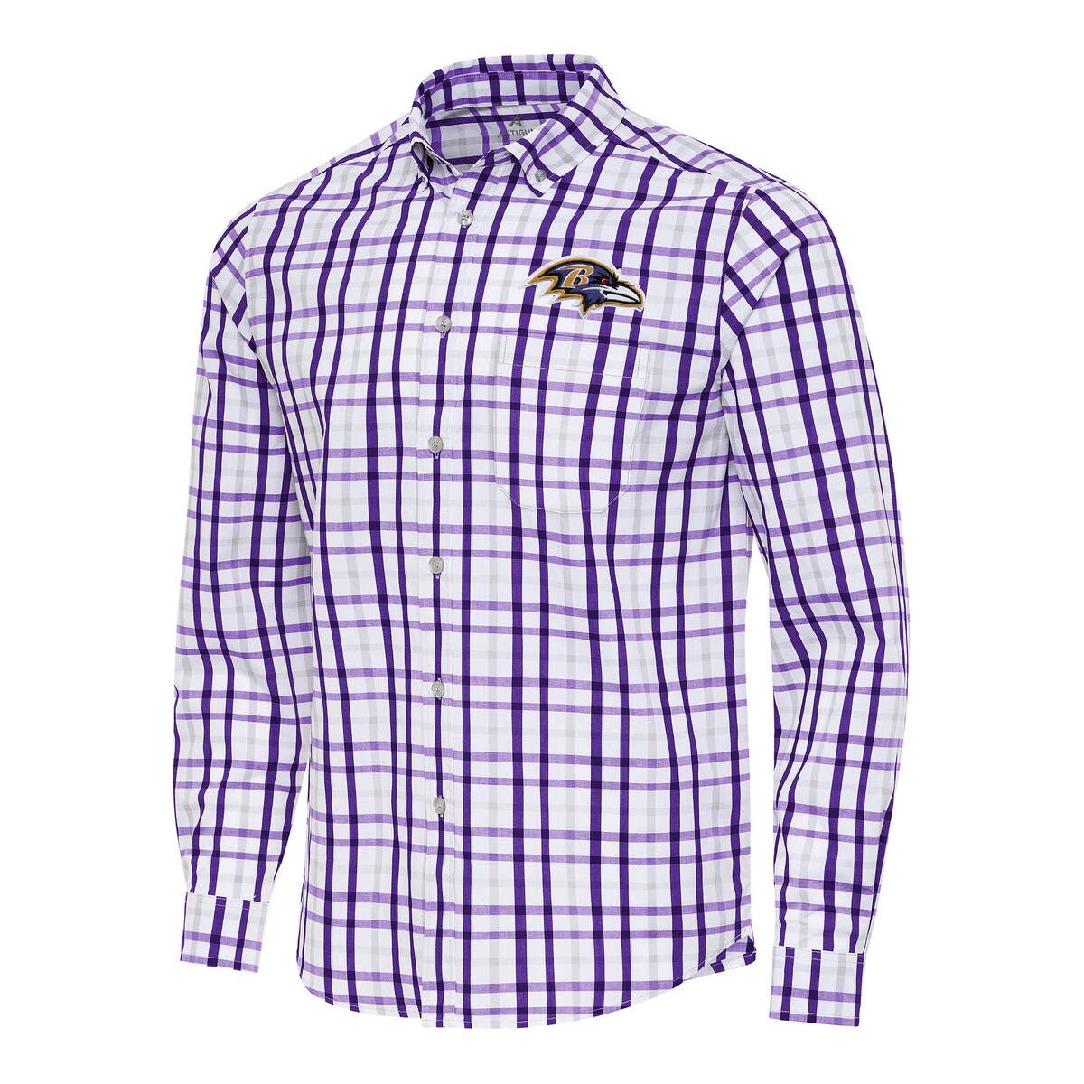 ANTIGUA Men's Antigua Purple/Gray Baltimore Ravens Tending Woven Tri ...