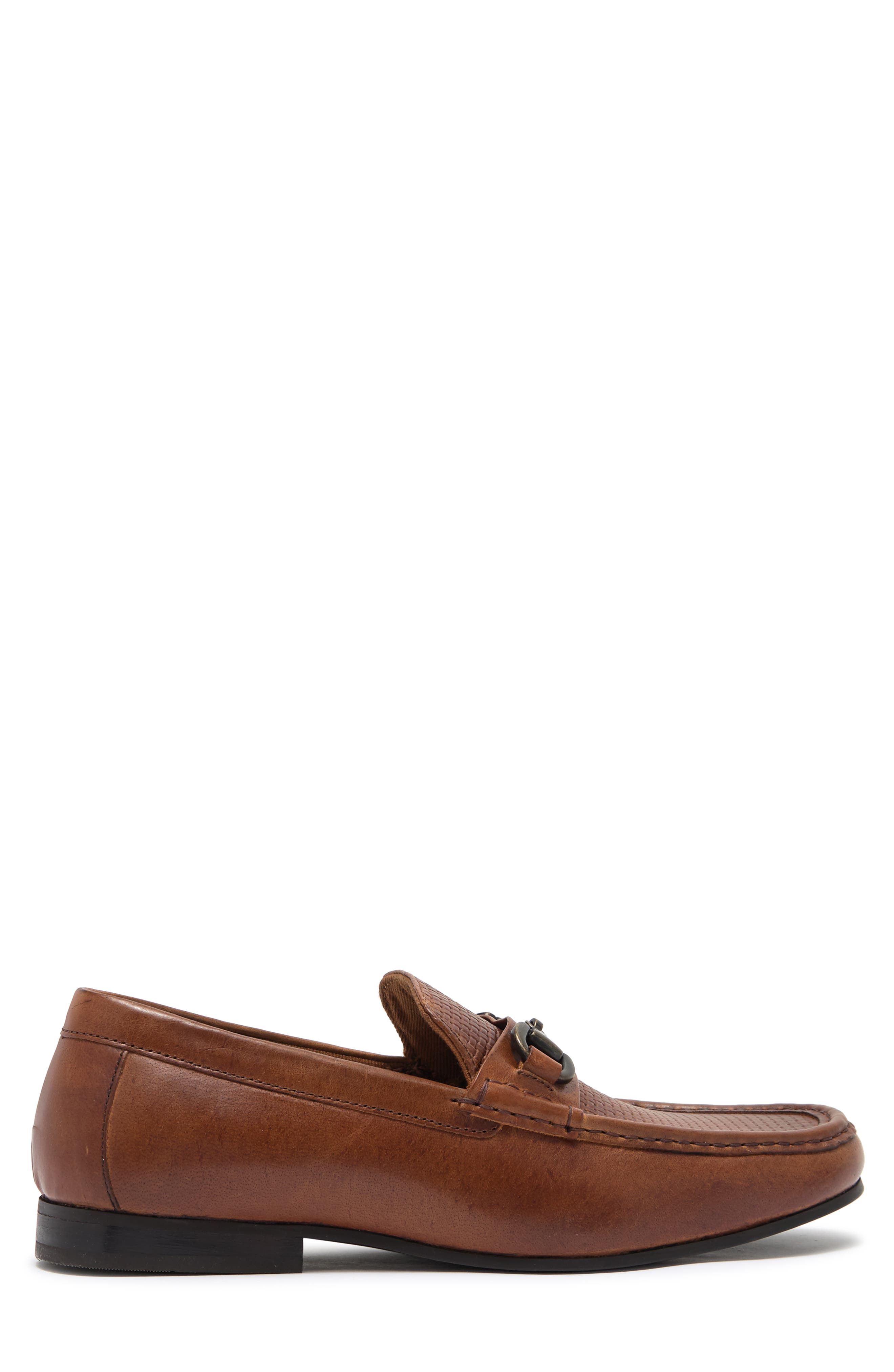 Steve Madden Leather Embossed Bit Loafer (Men) | Nordstromrack