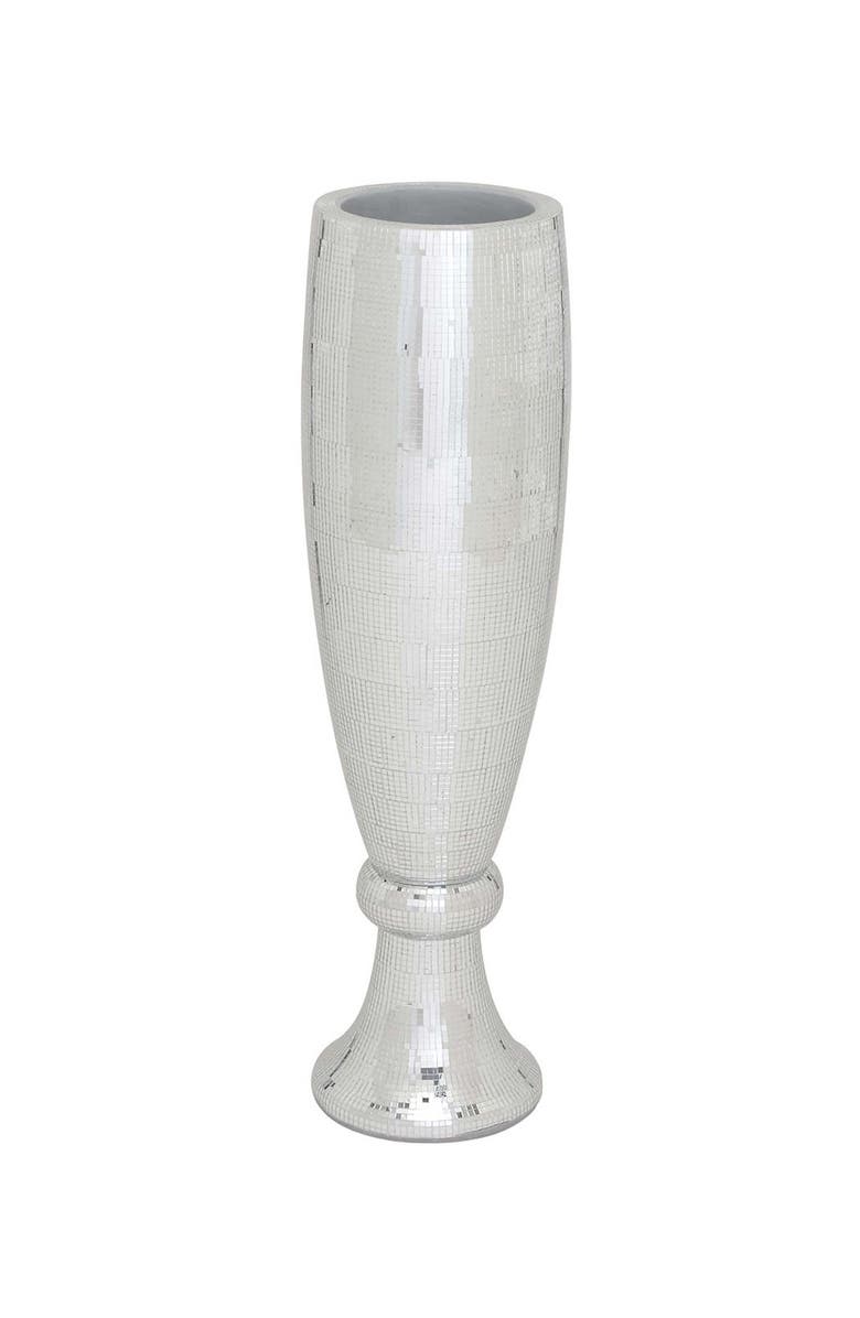 WILLOW ROW 32" Silver Mirror Mosaic Vase | Nordstromrack