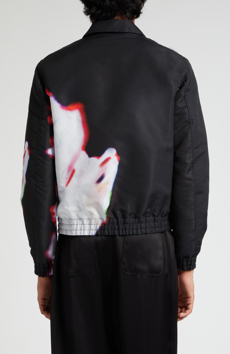 McQueen Solarized Flower Bomber Jacket | Nordstrom