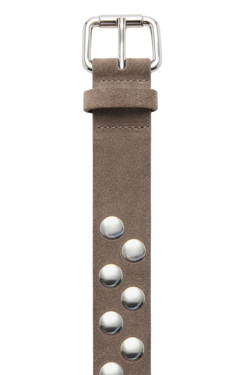MANGO Studded Suede Belt | Nordstrom